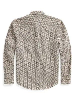 Ralph Lauren Allen Westrn-long Sleeve-sport Shirt