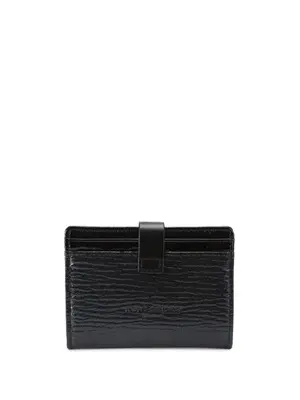 Kurt Geiger Quilted Eagle-plaque Card Holder - Black