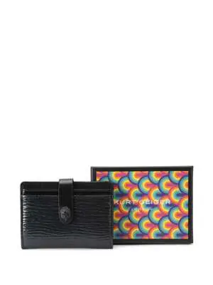 Kurt Geiger Quilted Eagle-plaque Card Holder