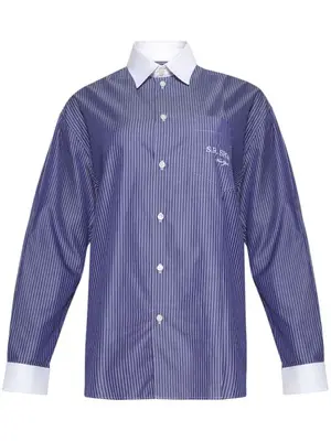 SPORTY & RICH Striped Shirt