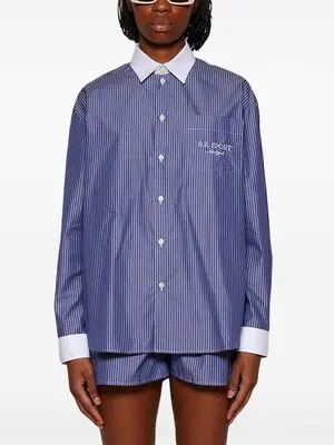 SPORTY & RICH Striped Shirt