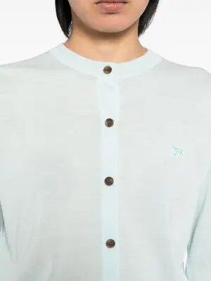 Maison Kitsuné Baby Fox Cardigan - Blue