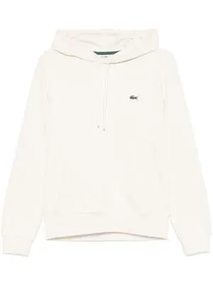 Lacoste Crocodile-logo Hoodie - Neutrals