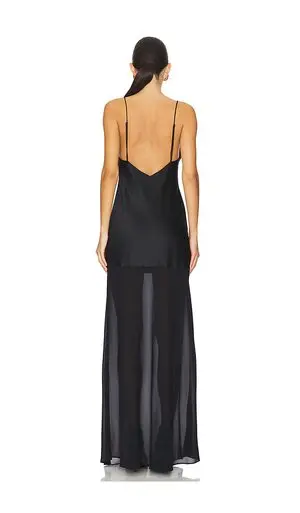 SEROYA Vienna Satin Maxi Dress