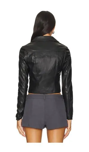 Superdown Haydenn Faux Leather Jacket
