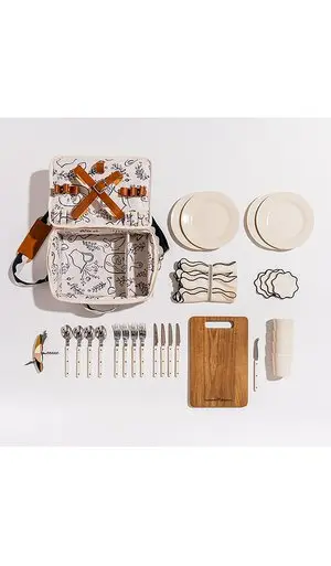 BUSINESS & PLEASURE Picnic Set In White