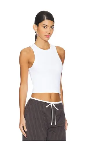 Sold Out NYC The Cropped Not So Basic Tank - White