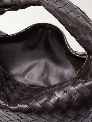 Bottega Veneta Jodie Small Intrecciato Leather Tote - Brown