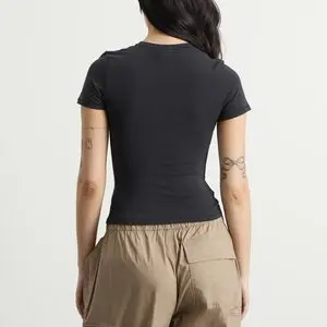 SKIMS Cotton Jersey T-shirt - Soot