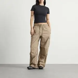 SKIMS Cotton Jersey T-shirt - Soot