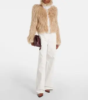Dries Van Noten Faux Fur Jacket
