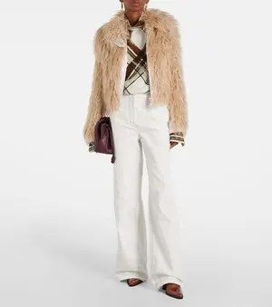 Dries Van Noten Faux Fur Jacket