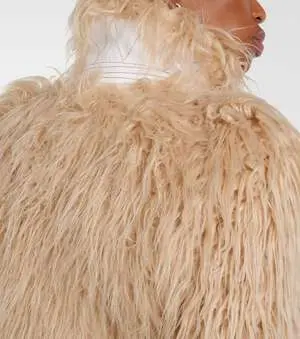 Dries Van Noten Faux Fur Jacket