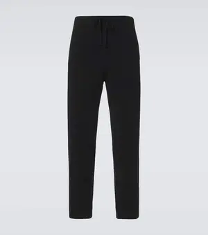 GOD'S TRUE CASHMERE Knitted Cashmere Straight Pants - Brown