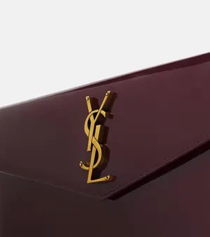 Saint Laurent Uptown Clutch - Burgundy