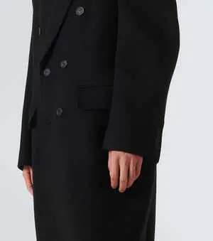 Balenciaga Double-breasted Cashmere And Wool Overcoat