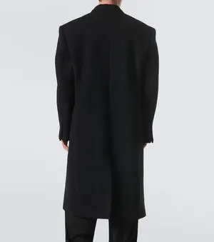 Balenciaga Double-breasted Cashmere And Wool Overcoat
