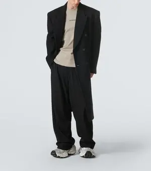 Balenciaga Double-breasted Cashmere And Wool Overcoat