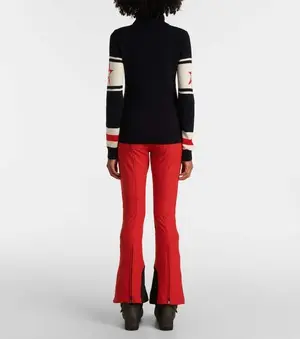 Perfect Moment Schild Wool Turtleneck Sweater - Blue