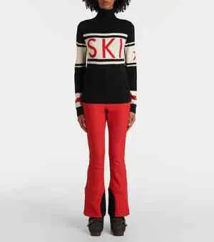 Perfect Moment Schild Wool Turtleneck Sweater - Blue