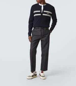 Gucci Re-web Leather Sneakers
