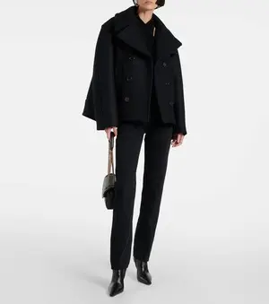 Saint Laurent Ashley 90 Leather Booties