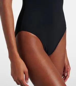 KARLA COLLETTO Willow Ruffled One Piece Swimsuit - Black