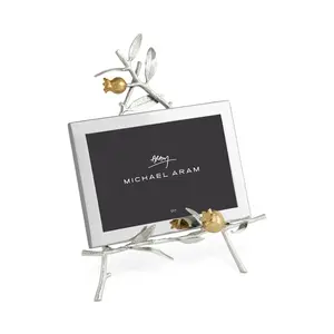 Michael Aram Pomegranate Silver & Gold Easel Frame - No Color