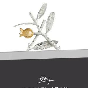 Michael Aram Pomegranate Silver & Gold Easel Frame - No Color