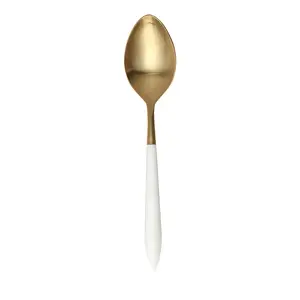 VIETRI Ares Oro And White Serving Spoon - Gold