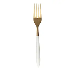 VIETRI Ares Oro And White Serving Fork - Gold
