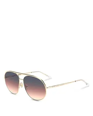 Isabel Marant The In Love Sunglasses - Pink/rose Gold