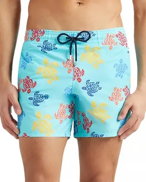Vilebrequin Moorea 5.5" Printed Swim Shorts Carribean