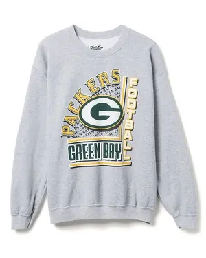 Junk Food Clothing Nfl Green Bay Packers Fleece Sweatshirt - Heather Grey