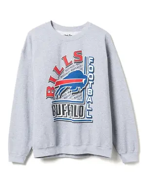 Junk Food Clothing Nfl Buffalo Bills Fleece Sweatshirt - Heather Grey