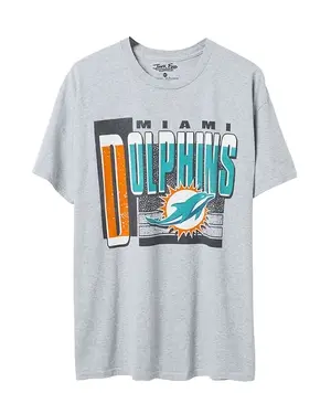 Junk Food Clothing Nfl Miami Dolphins Complete Tee - Heather Gray