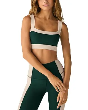 Beyond Yoga Spacedye Horizon Colorblocked Sports Bra