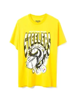 Junk Food Clothing Nfl Pittsburgh Steelers Breakthrough Flea Market Tee - Yellow