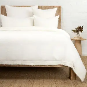 POM POM AT HOME Hunter Duvet Cover, Queen - Cream