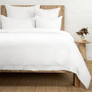 POM POM AT HOME Hunter Duvet Cover, Queen - White