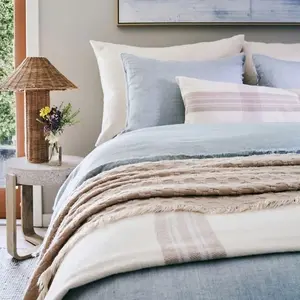 POM POM AT HOME Hunter Duvet Cover King - Blue
