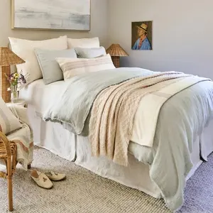 POM POM AT HOME Hunter Duvet Cover King - Blue