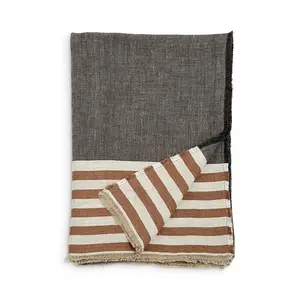 POM POM AT HOME Benny Oversized Throw Blanket - Grey