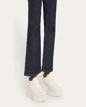 Chloé Nama Platform Sneakers - White