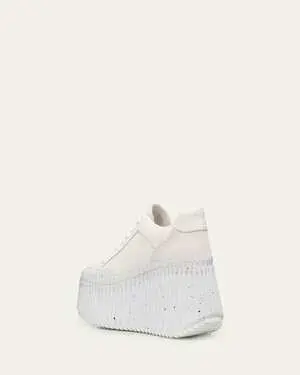 Chloé Nama Platform Sneakers - White