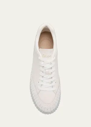 Chloé Nama Platform Sneakers - White
