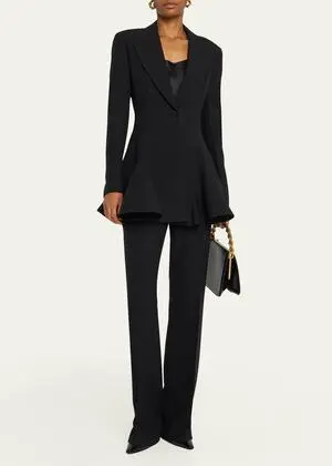 Lafayette 148 New York Saint Marks Straight Leg Trousers