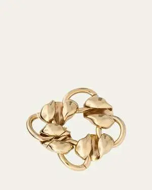Saint Laurent Shell Link Bracelet - Pale Gold