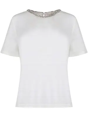 Zimmermann Illustration Embellished T-shirt