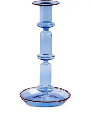 HAY Flare Tall Candle Holder - Blue